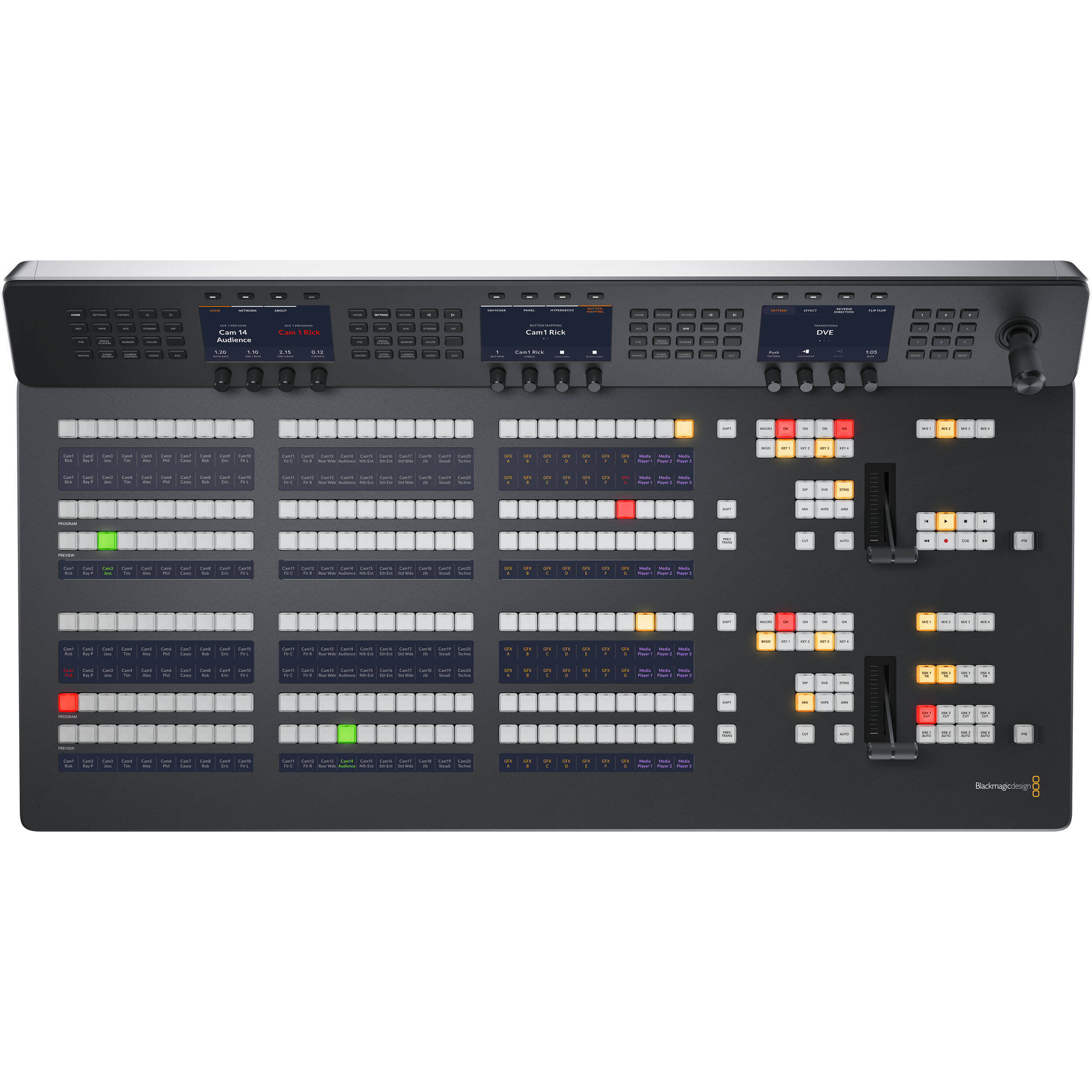 Blackmagic Design ATEM 2 M/E Advanced Panel 30 for ATEM Production