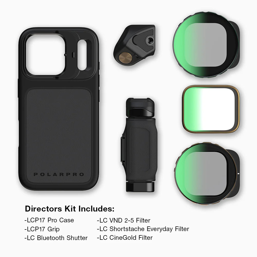 PolarPro LiteChaser 17 Case for iPhone 17 Pro (Directors kit)